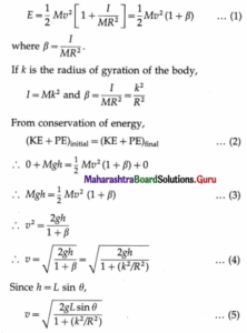 Maharashtra Board Class 12 Physics Solutions Chapter 1 Rotational ...