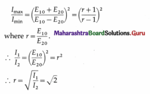 Maharashtra Board Class 12 Physics Solutions Chapter 7 Wave Optics ...