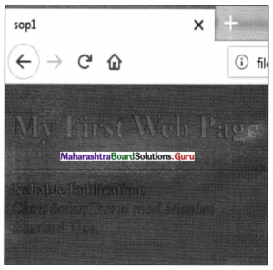 Maharashtra Board Class 11 Information Technology Practicals Skill Set ...