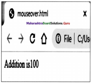 Maharashtra Board Class 11 Information Technology Solutions Chapter 3 ...